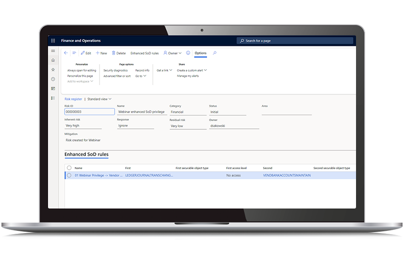 STAEDEAN’s Data Security Solution for Microsoft Dynamics 365 F&SCM